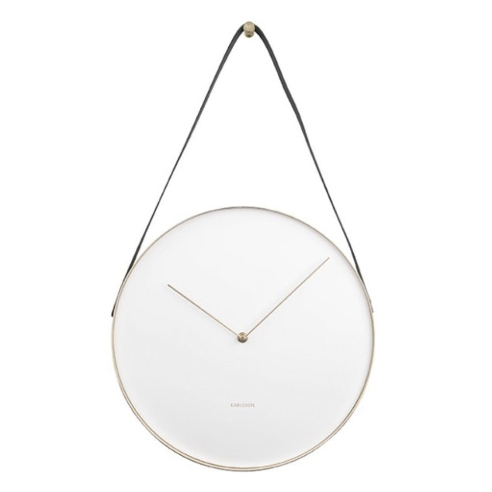 Wall Clock BELT - Metal White – Molecule - Home Accessories & Furniture ...