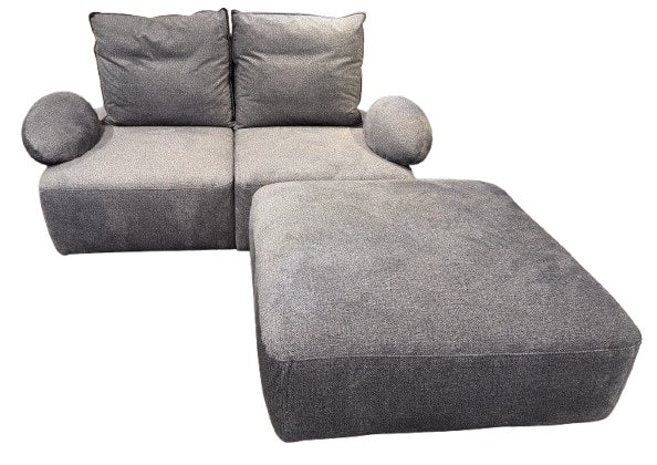 ROLLY 2 SEATER SOFA With Ottoman- Indent – Molecule - Home Accessories ...