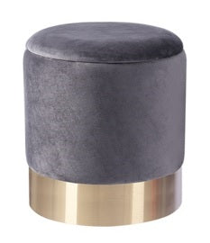 Classic Stool w Storage Grey - Indent – Molecule - Home Accessories ...